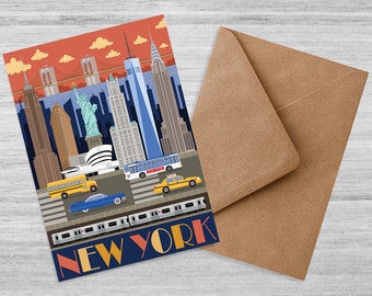 Empire State Greeting Card, NYC Cards, New York City Greeting Card ...