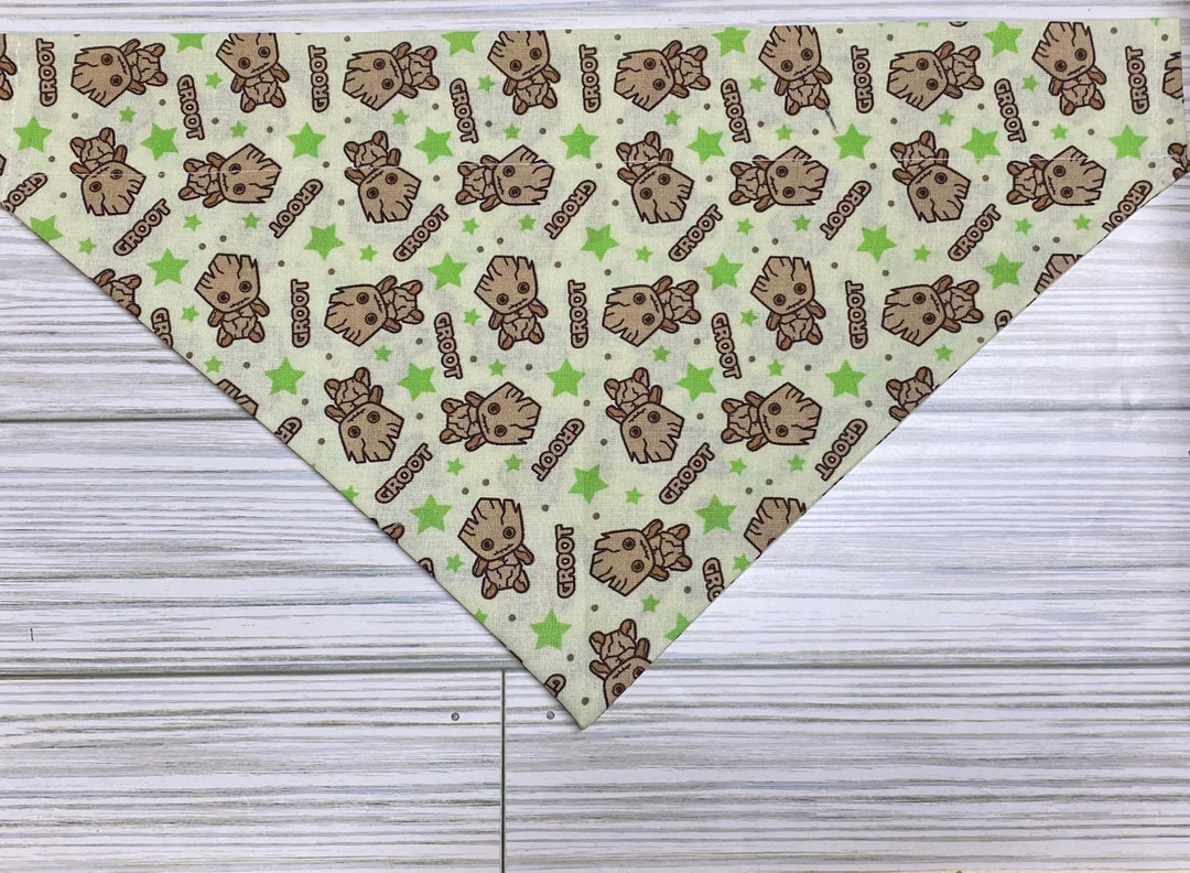CUSTOM Disney Marvel Groot over the Collar Dog/cat Bandana - Etsy