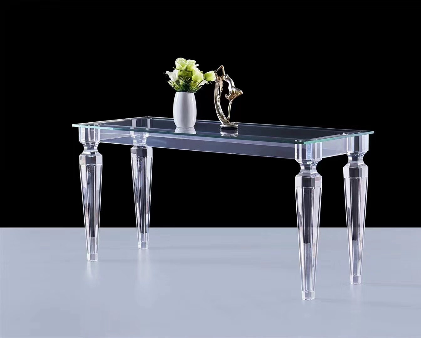 Lucite table legs store