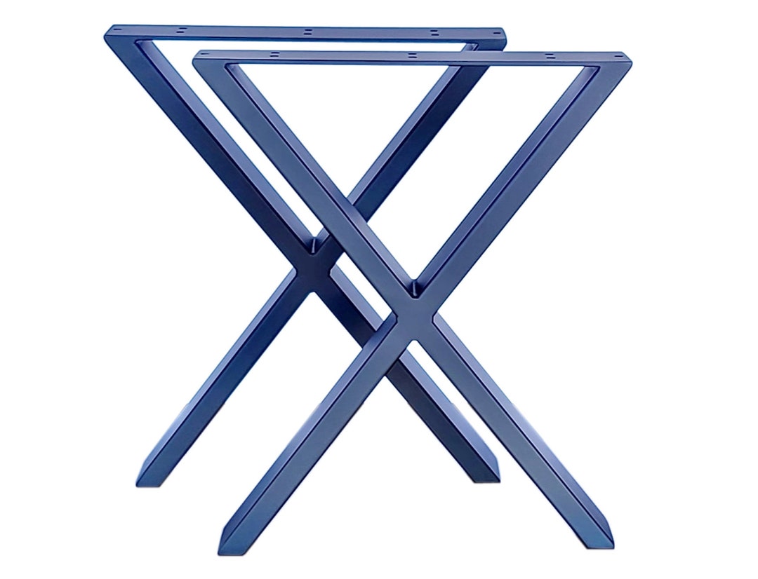 16 Modern Black X Shape Furniture Legs, Coffee Table Legs, Bench Legs ...