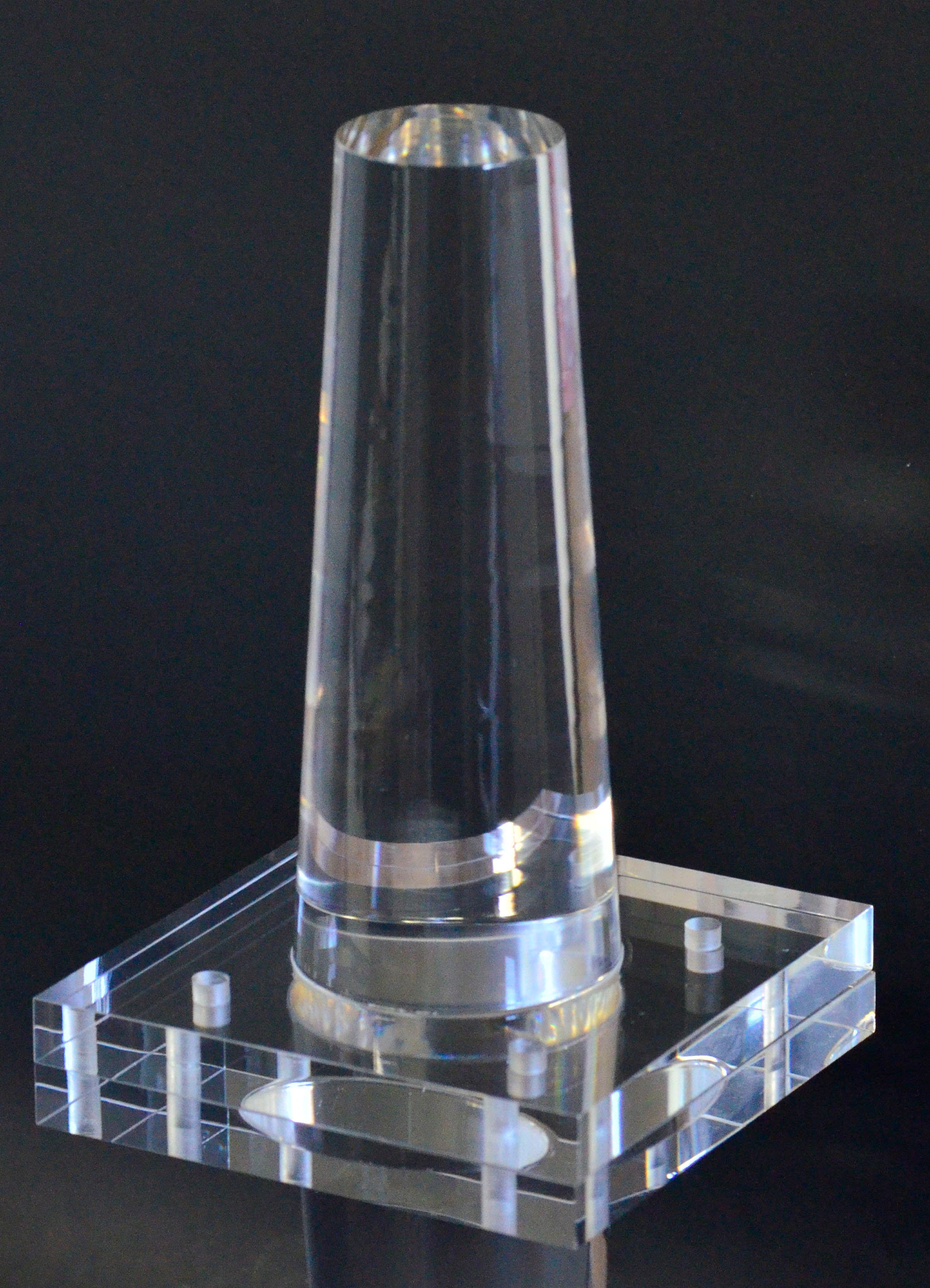 Acrylic Lucite Furniture Legs Large 5h Tapered Round - Etsy