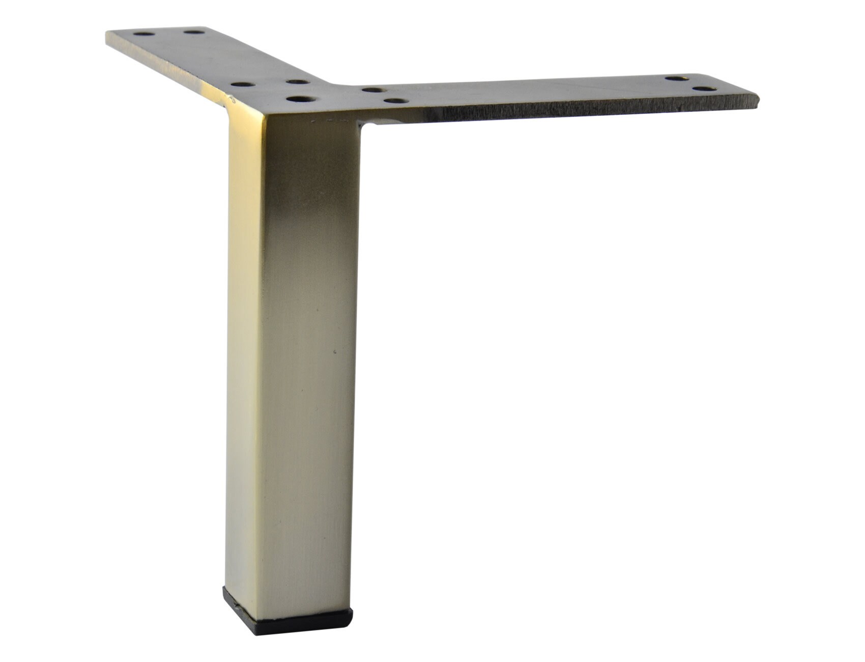 4pc Brushed Satin Nickel Brass Chrome Square Furniture Legs - Etsy UK