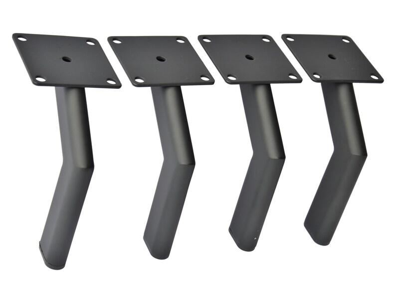 Slanted Modern Black Metal Furniture Legs Feet for Sofa Couch - Etsy
