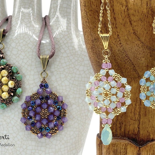 Beaded Medallion - Etsy