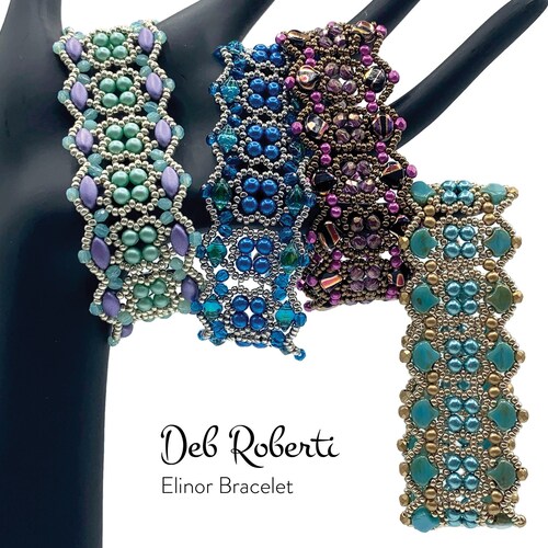 Labyrinth Bracelet Beaded Pattern Tutorial by Deb Roberti - Etsy