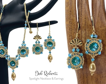 Antique Necklace Beaded Pattern Tutorial by Deb Roberti | Etsy