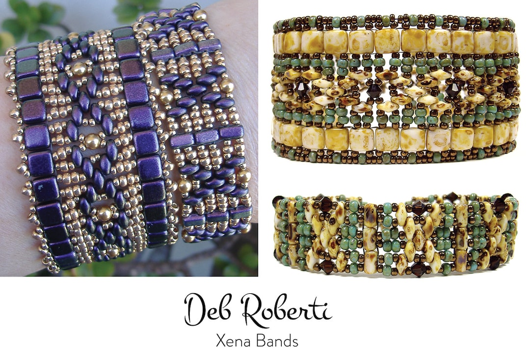 Xena Bands Beaded Pattern Tutorial by Deb Roberti (digital Download PDF ...