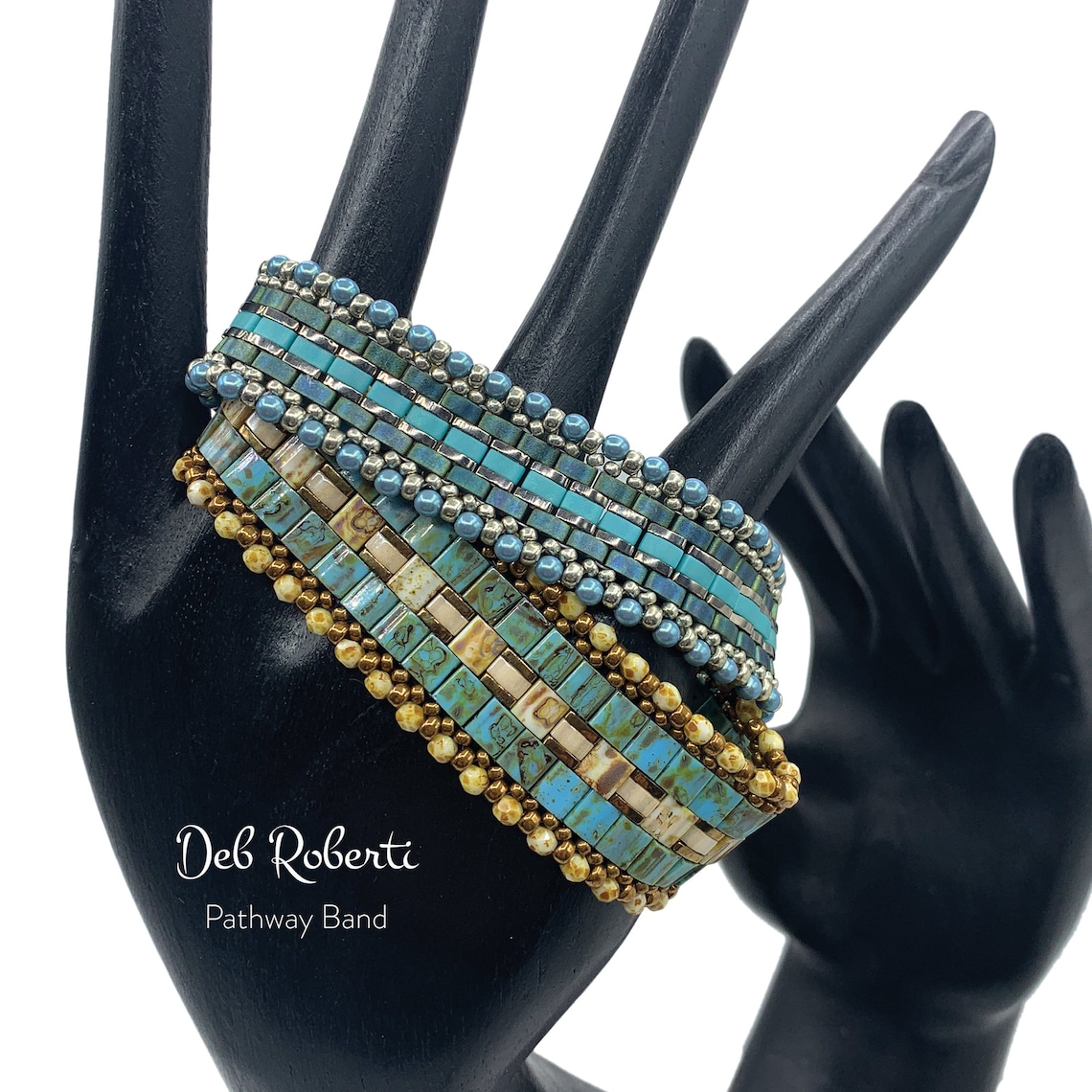 Pathway Band Beaded Pattern Tutorial by Deb Roberti (digital Download ...