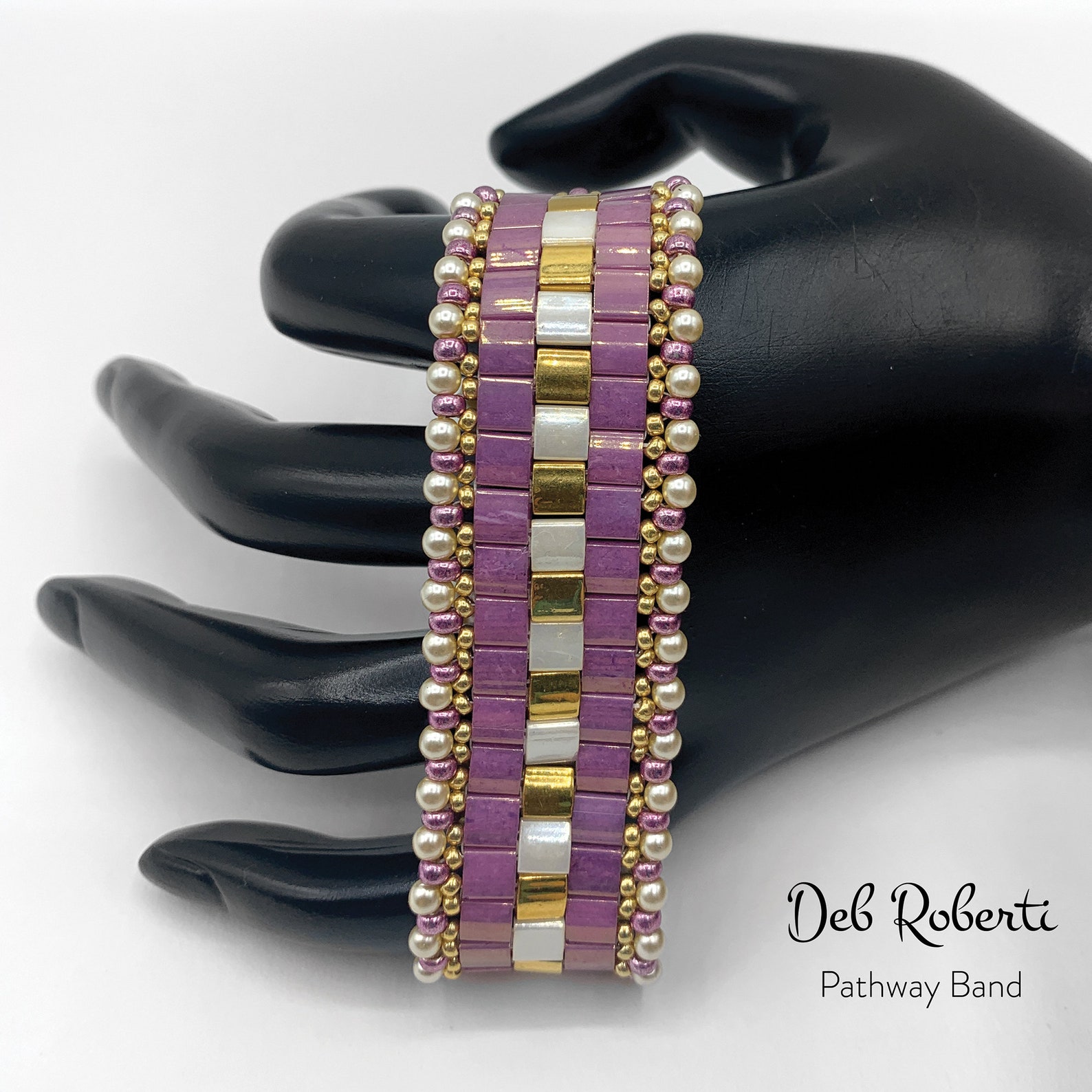 Pathway Band Beaded Pattern Tutorial by Deb Roberti (digital Download ...