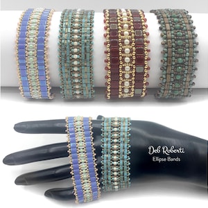 Ellipse Bands Beaded Pattern Tutorial by Deb Roberti (digital Download ...