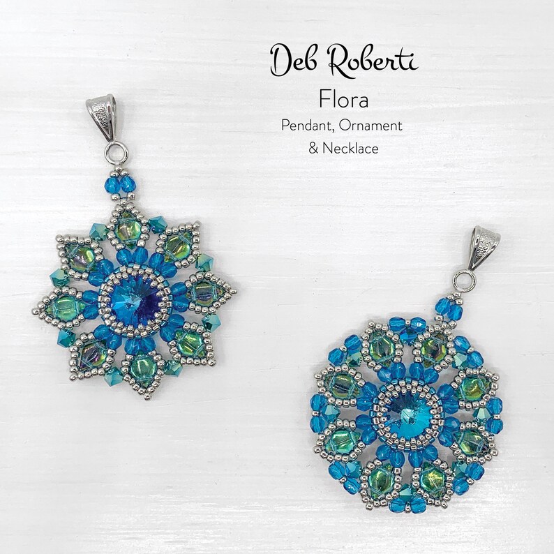 Flora Beaded Pattern Tutorial by Deb Roberti (digital Download PDF ...