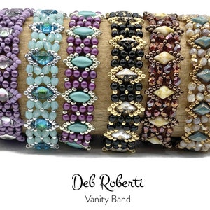 Vanity Band Beaded Pattern Tutorial by Deb Roberti (digital Download ...