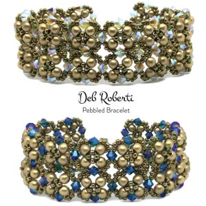 Pebbled Bracelet Beaded Pattern Tutorial by Deb Roberti (digital ...