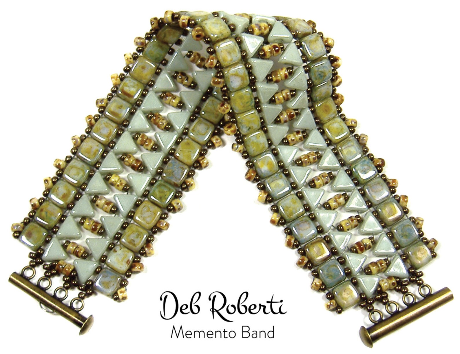 Memento Band Beaded Pattern Tutorial by Deb Roberti (digital Download ...