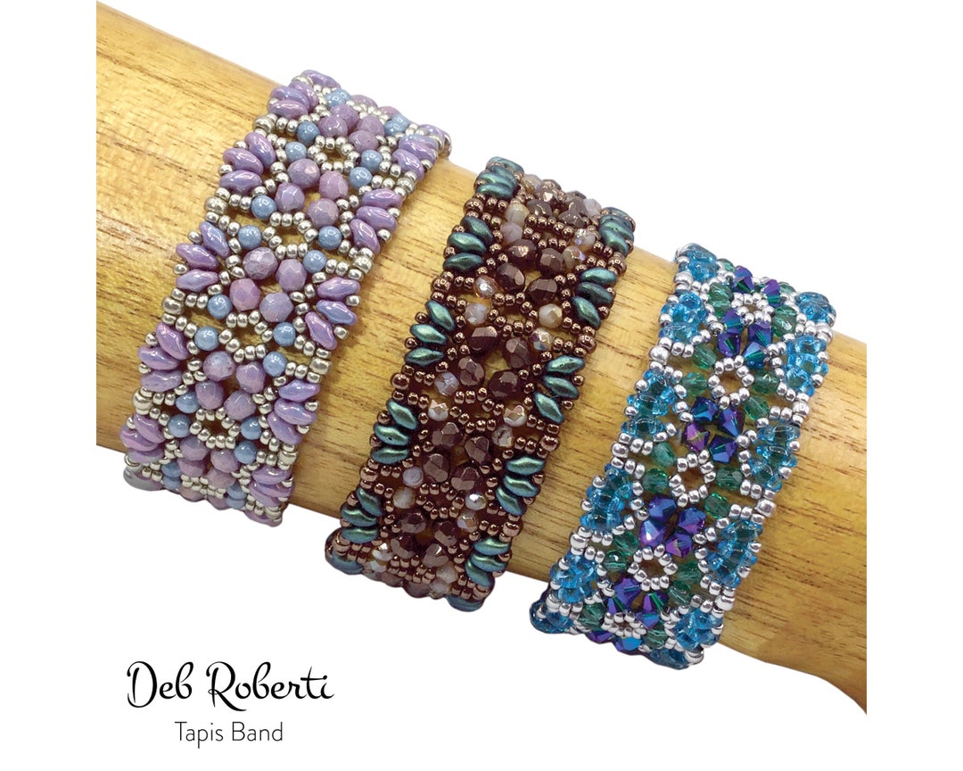 Tapis Band Beaded Pattern Tutorial by Deb Roberti (digital Download PDF ...
