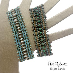Ellipse Bands Beaded Pattern Tutorial by Deb Roberti (digital Download ...