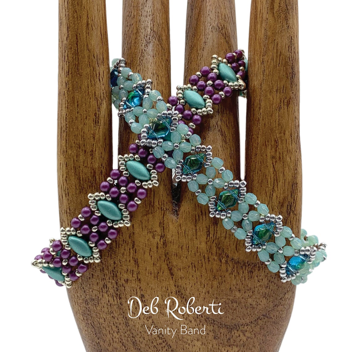 Vanity Band Beaded Pattern Tutorial by Deb Roberti digital - Etsy