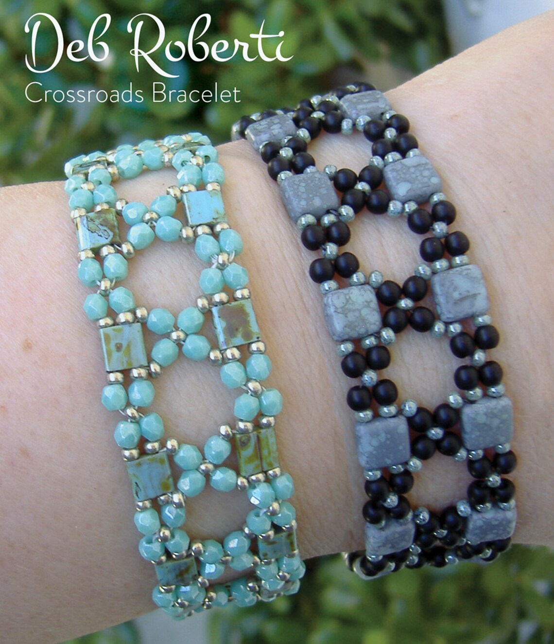 Crossroads Bracelet Beaded Pattern Tutorial by Deb Roberti - Etsy