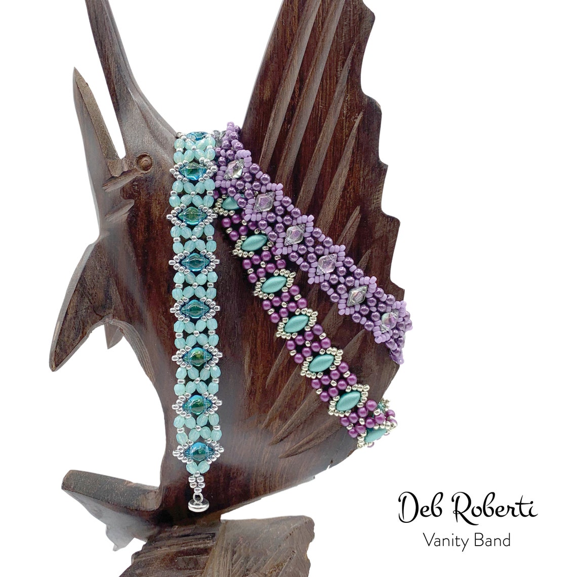 Vanity Band Beaded Pattern Tutorial by Deb Roberti digital - Etsy