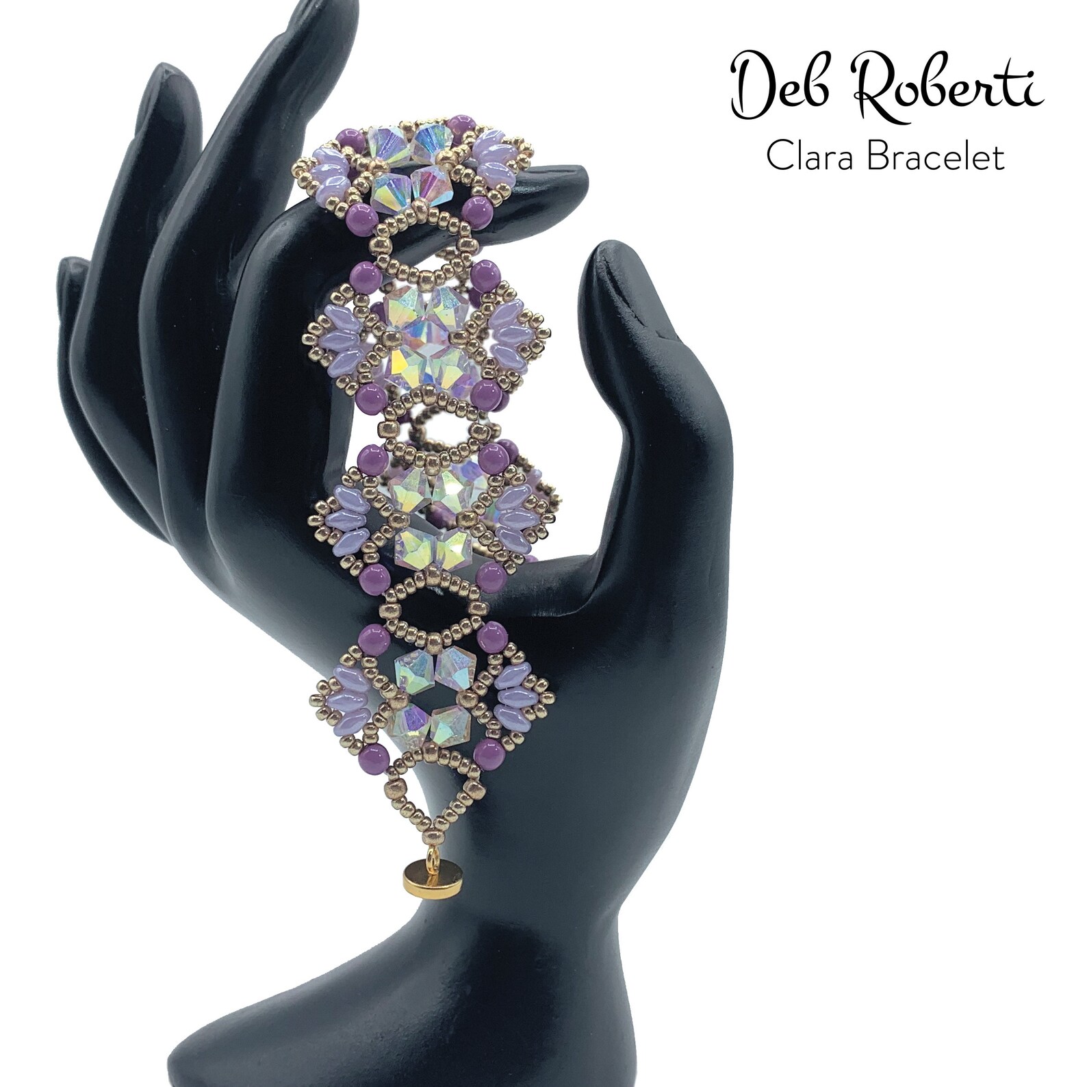 Clara Bracelet & Earrings Beaded Pattern Tutorial by Deb - Etsy