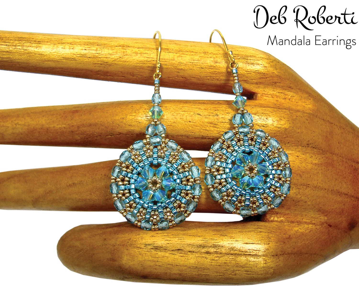 Mandala Earrings Beaded Pattern Tutorial by Deb Roberti - Etsy