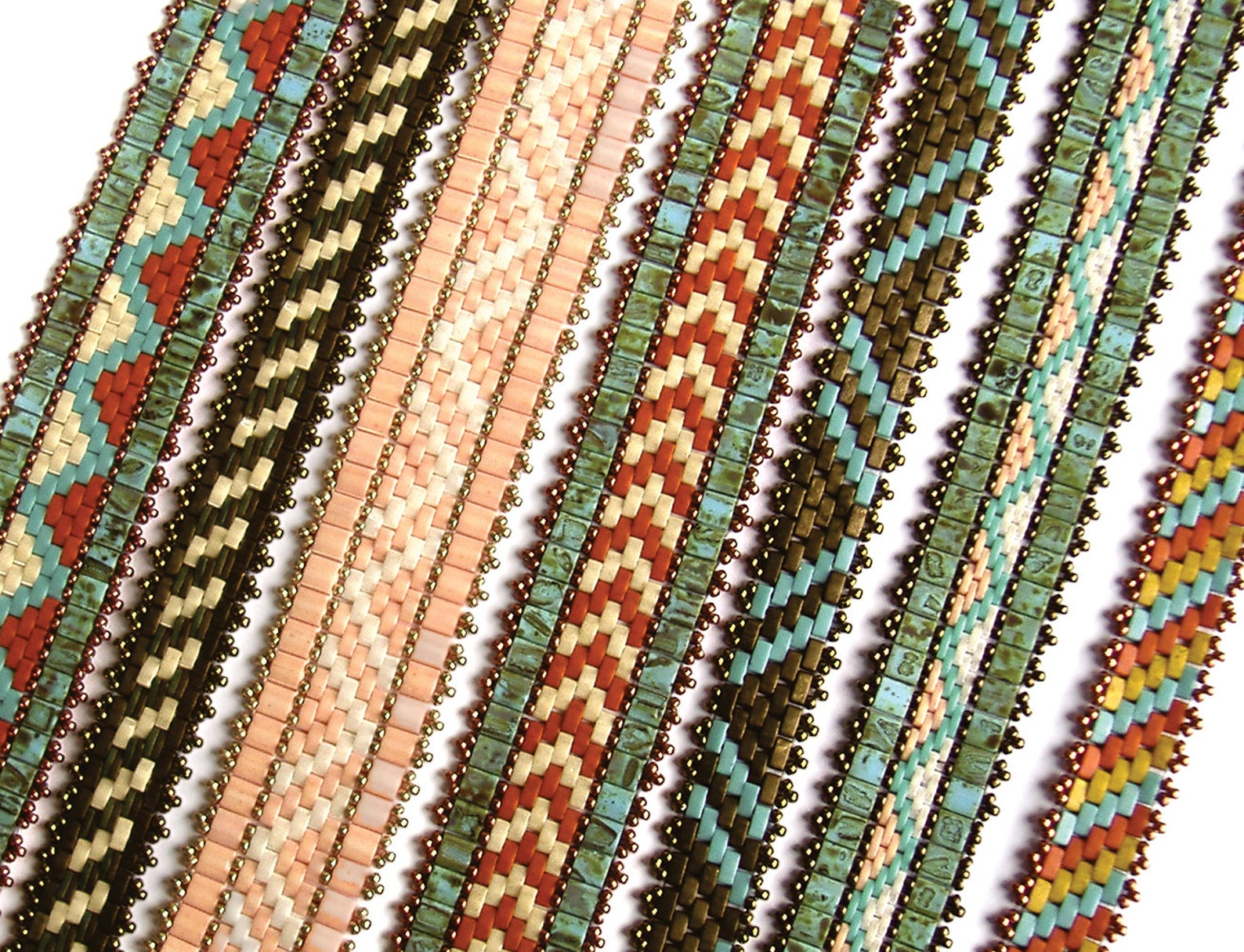 Tila Medley Bands Beaded Pattern Tutorial by Deb Roberti (digital ...