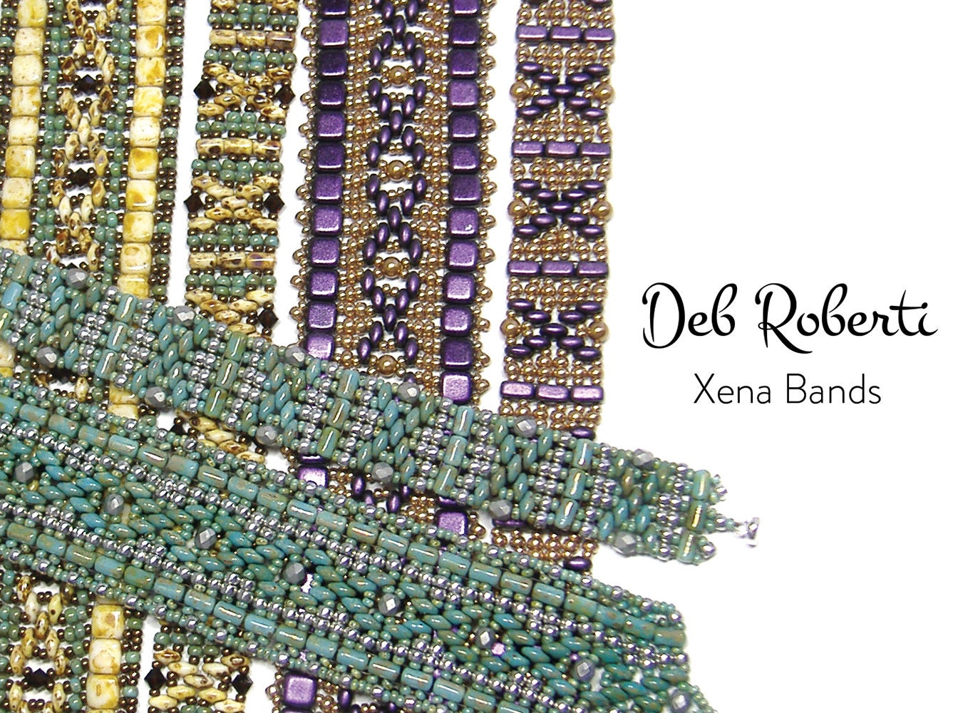 Xena Bands Beaded Pattern Tutorial by Deb Roberti digital - Etsy