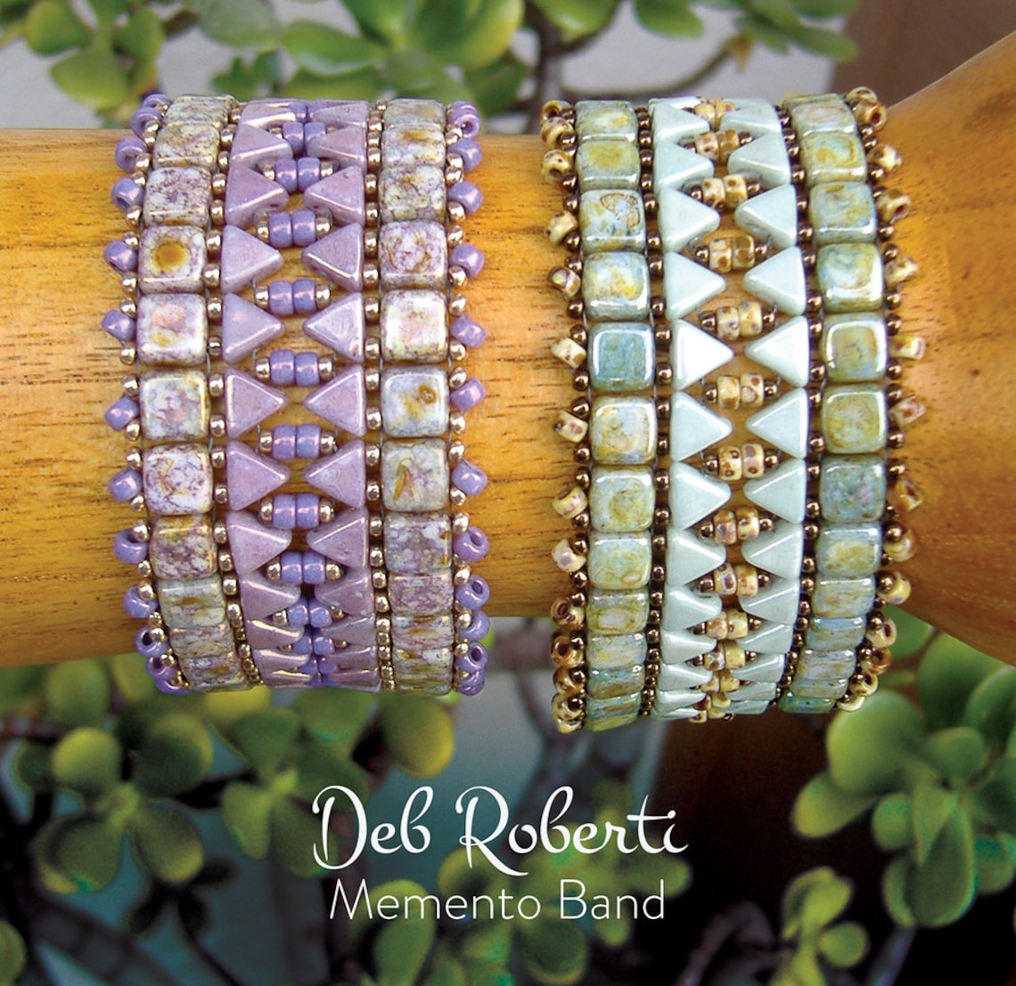 Memento Band Beaded Pattern Tutorial by Deb Roberti digital - Etsy
