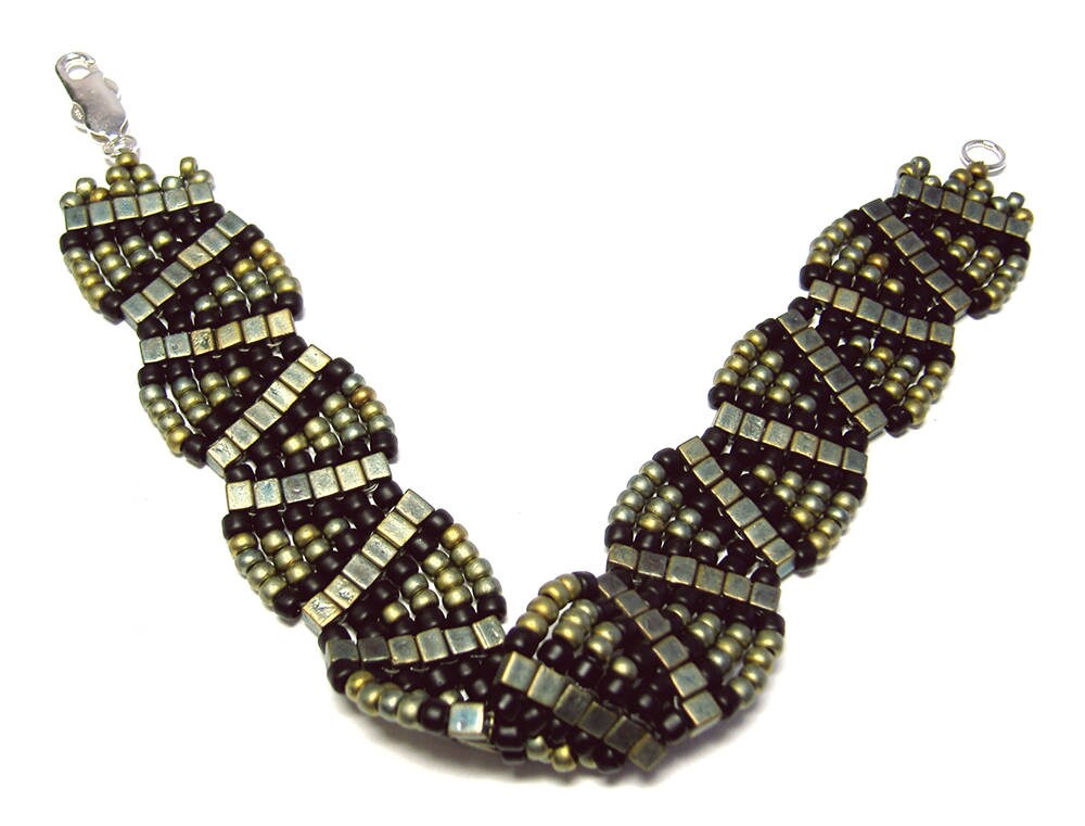 Deco Bracelet Beaded Pattern Tutorial by Deb Roberti (digital Download ...