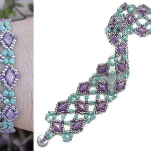 Labyrinth Bracelet Beaded Pattern Tutorial by Deb Roberti (digital ...