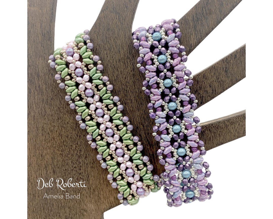 Amelia Band Beaded Pattern Tutorial by Deb Roberti (digital Download ...
