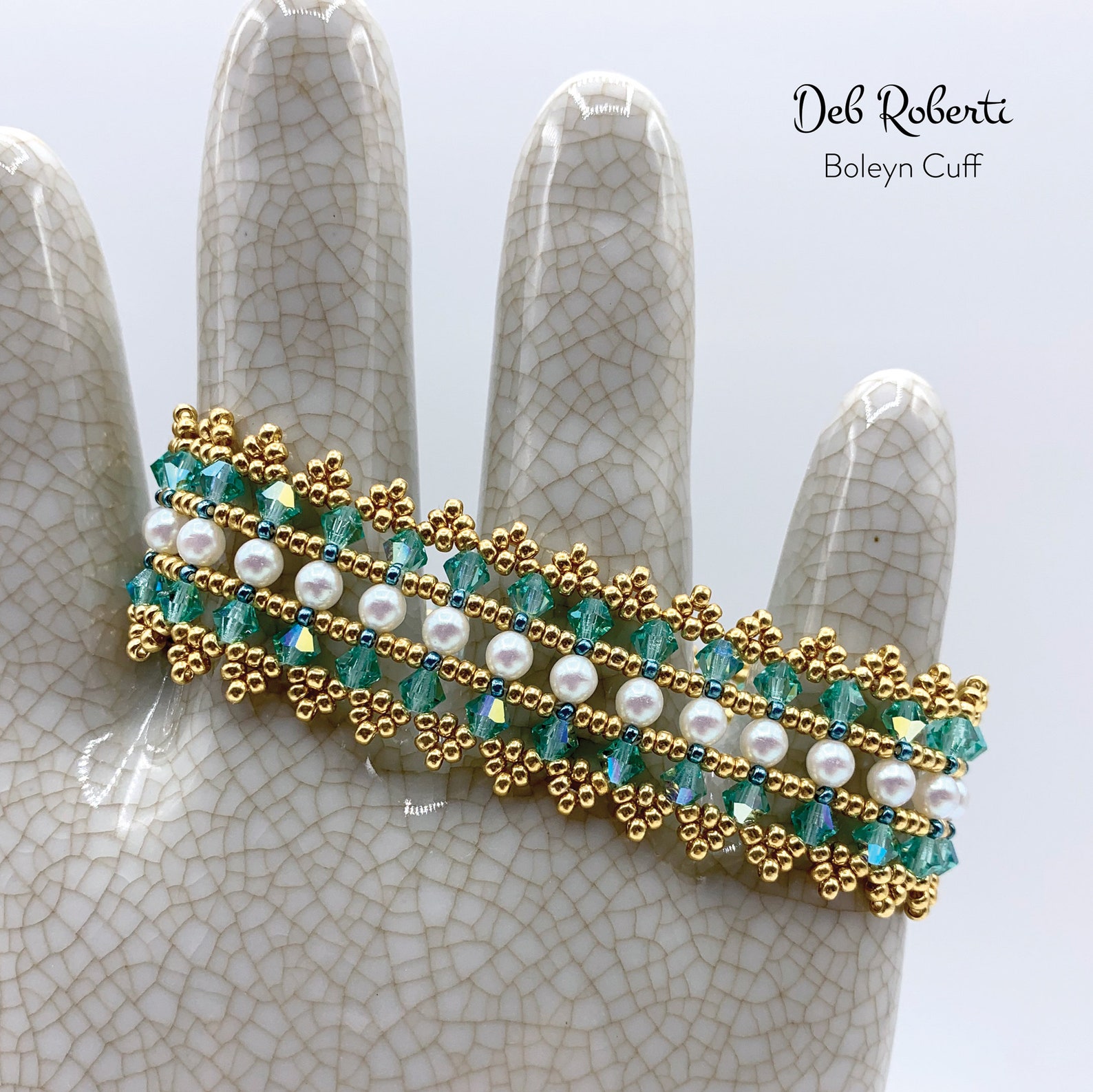 Boleyn Cuff Beaded Pattern Tutorial by Deb Roberti (digital Download ...