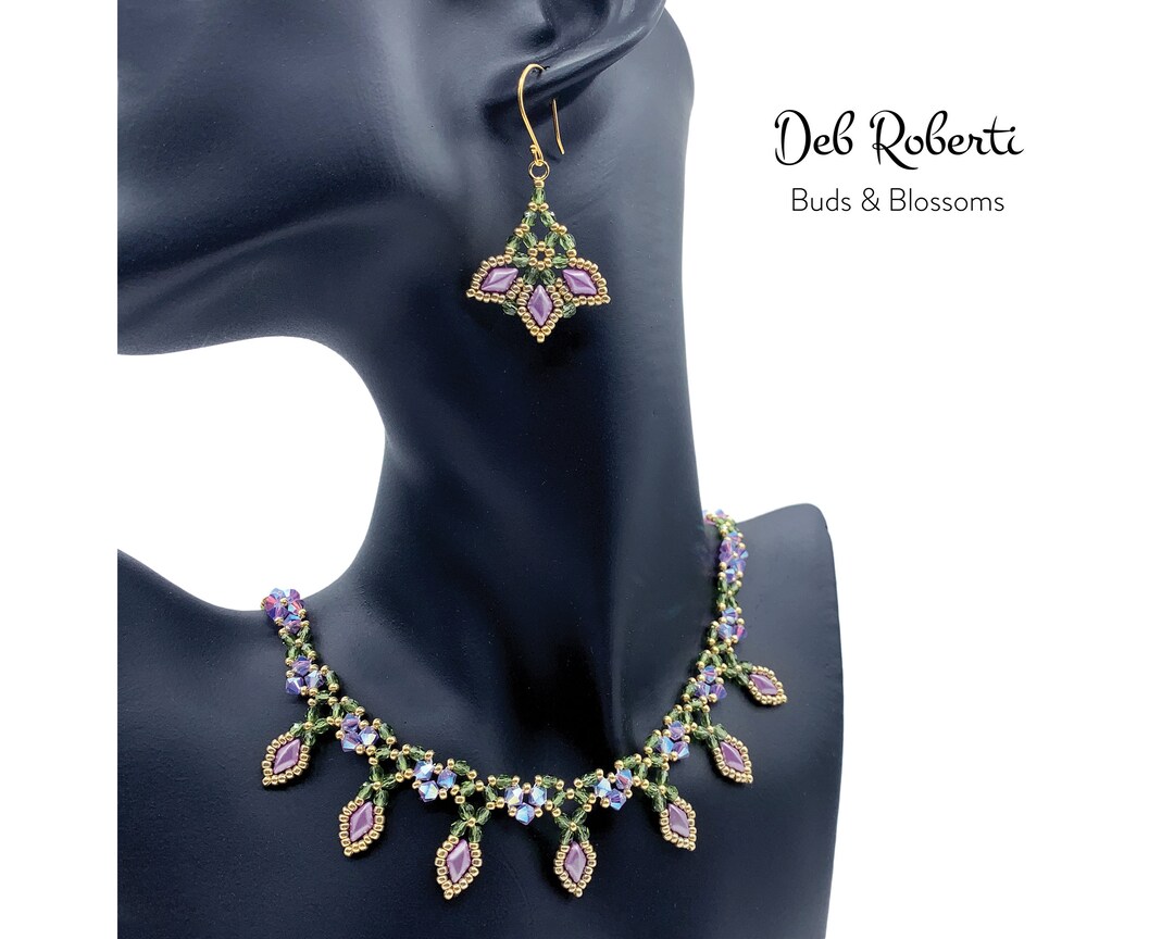 Buds and Blossoms Beaded Pattern Tutorial by Deb Roberti (digital ...