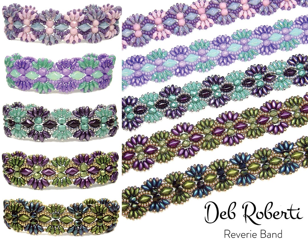 Reverie Band Beaded Pattern Tutorial by Deb Roberti digital Download ...