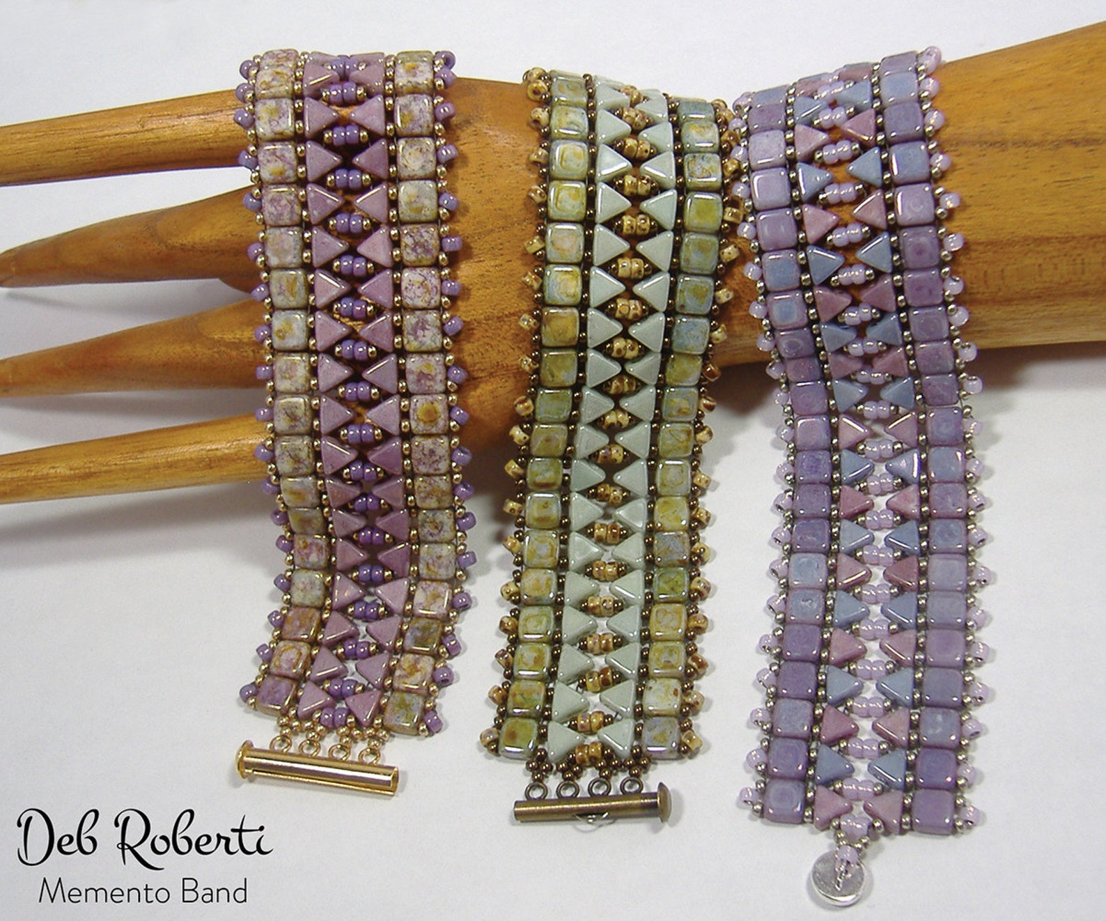Memento Band Beaded Pattern Tutorial by Deb Roberti digital - Etsy