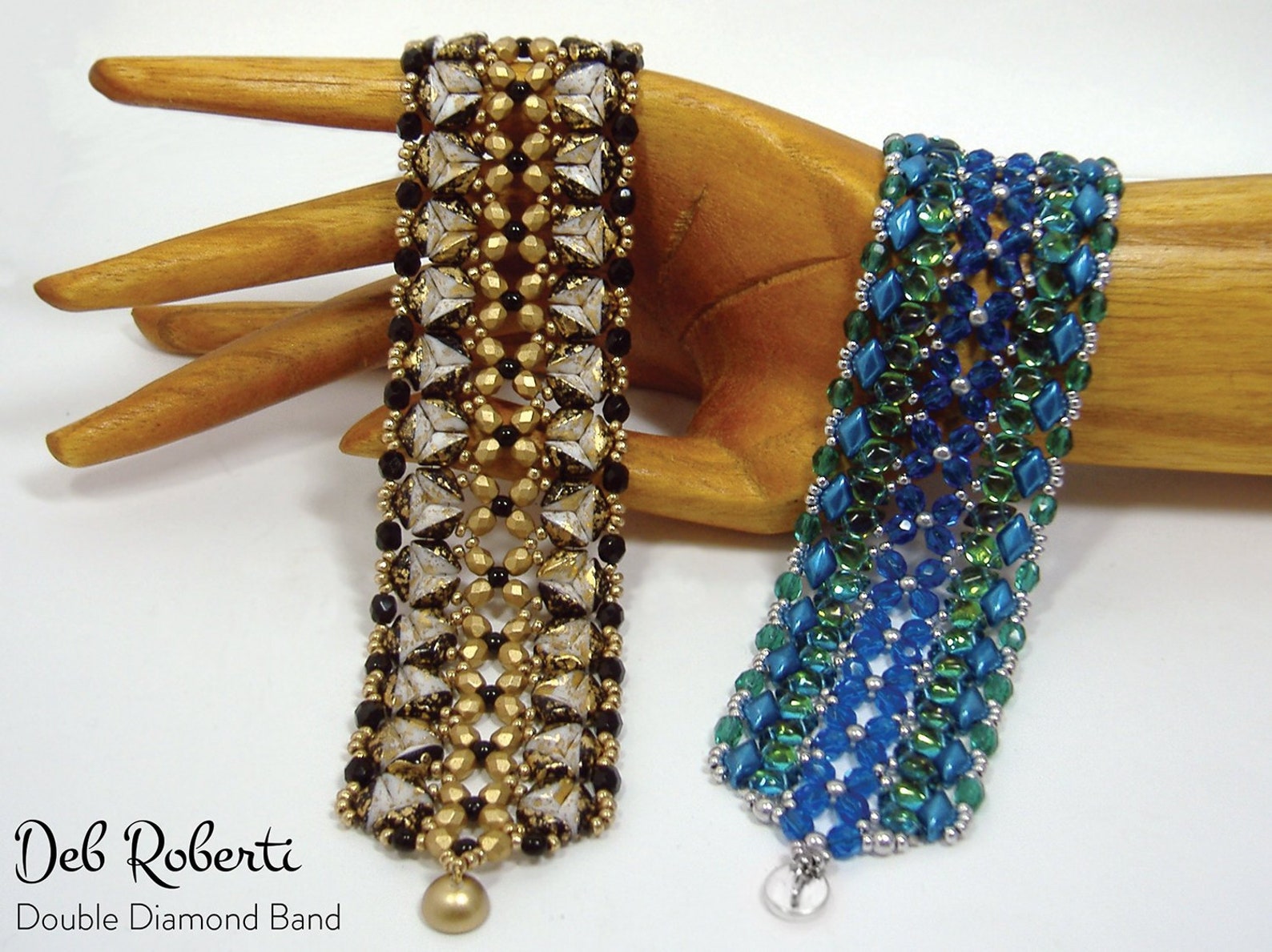 Double Diamond Band Beaded Pattern Tutorial by Deb Roberti (digital ...