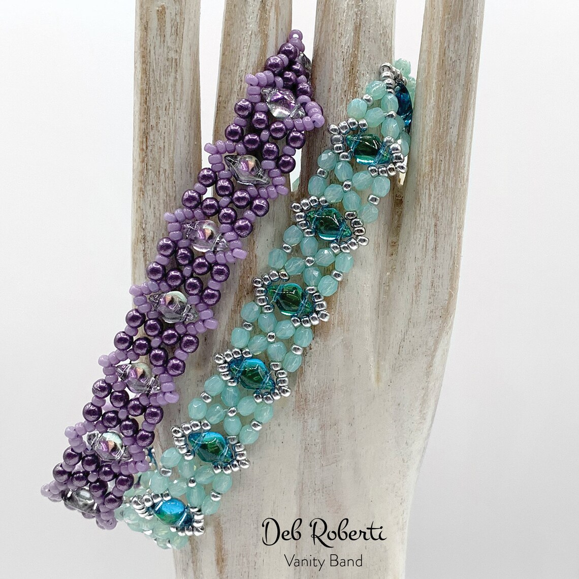 Vanity Band Beaded Pattern Tutorial by Deb Roberti digital - Etsy