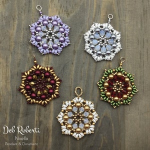 Noella Pendant & Ornament Beaded Pattern Tutorial by Deb Roberti ...