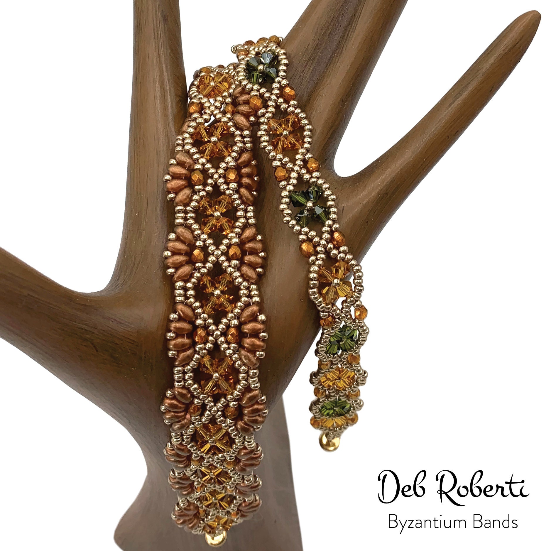 Byzantium Bands Beaded Pattern Tutorial by Deb Roberti | Etsy Canada