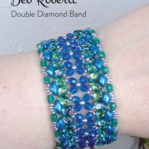 Double Diamond Band Beaded Pattern Tutorial by Deb Roberti (digital ...