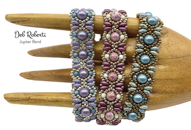 Jupiter Band Beaded Pattern Tutorial by Deb Roberti digital - Etsy