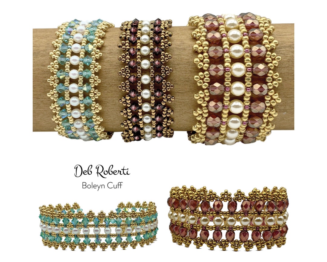 Boleyn Cuff Beaded Pattern Tutorial by Deb Roberti (digital Download ...