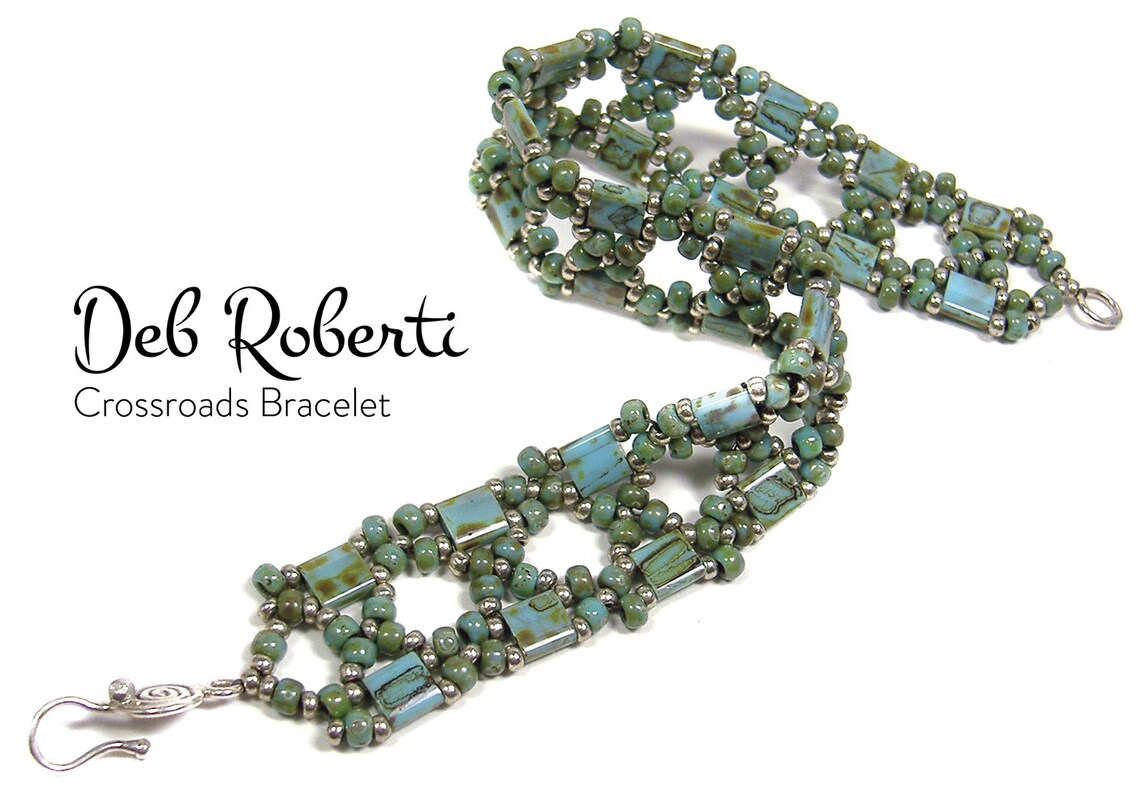 Crossroads Bracelet Beaded Pattern Tutorial by Deb Roberti (digital ...