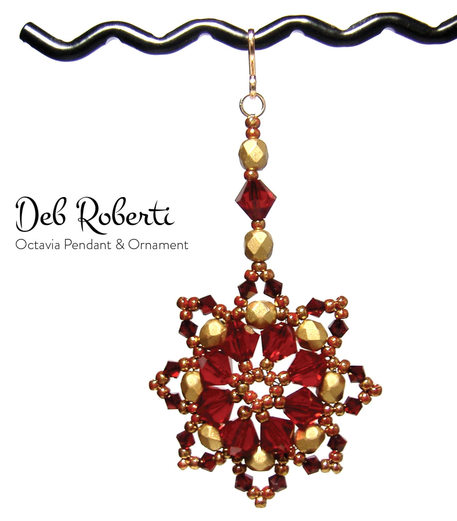 Octavia Pendant and Ornament Beaded Pattern Tutorial by Deb Roberti ...