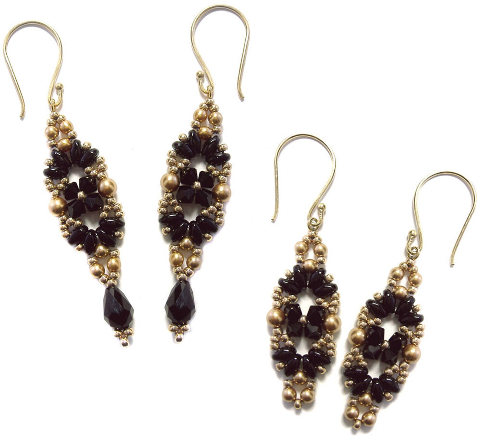 Eclipse Bracelet and Earrings Beaded Pattern Tutorial by Deb Roberti ...