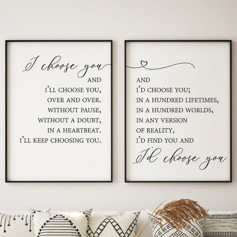 I Choose You - Etsy