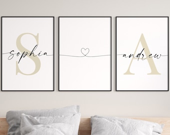 Initial Wall Decor - Etsy