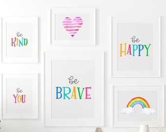 Be Brave Wall Art | Etsy