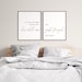 Bedroom Wall Decor Over the Bed Signs Couple Bedroom Prints Set of 2 ...