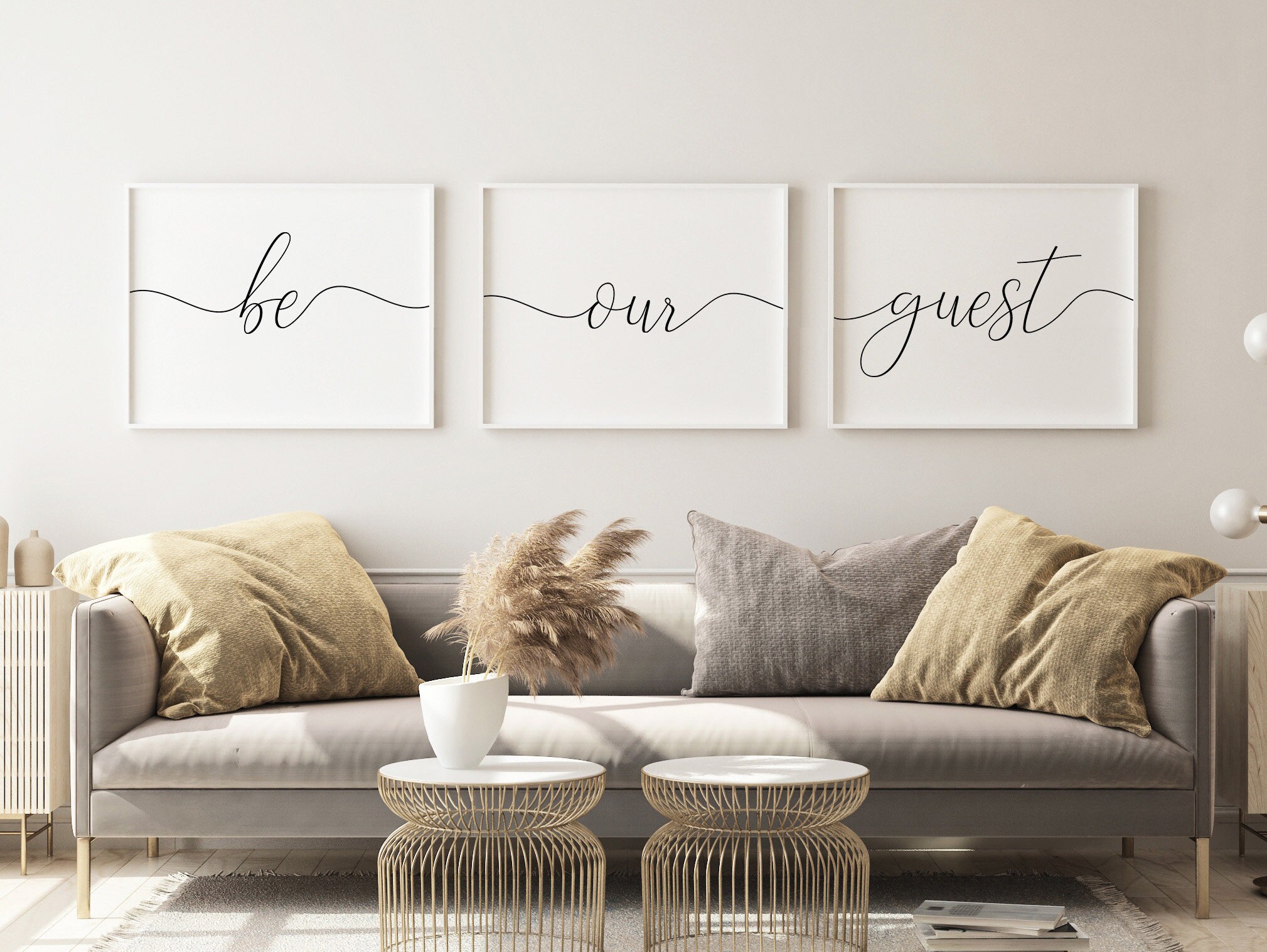 Be Our Guest Print Digital Download Guest Bedroom Decor - Etsy